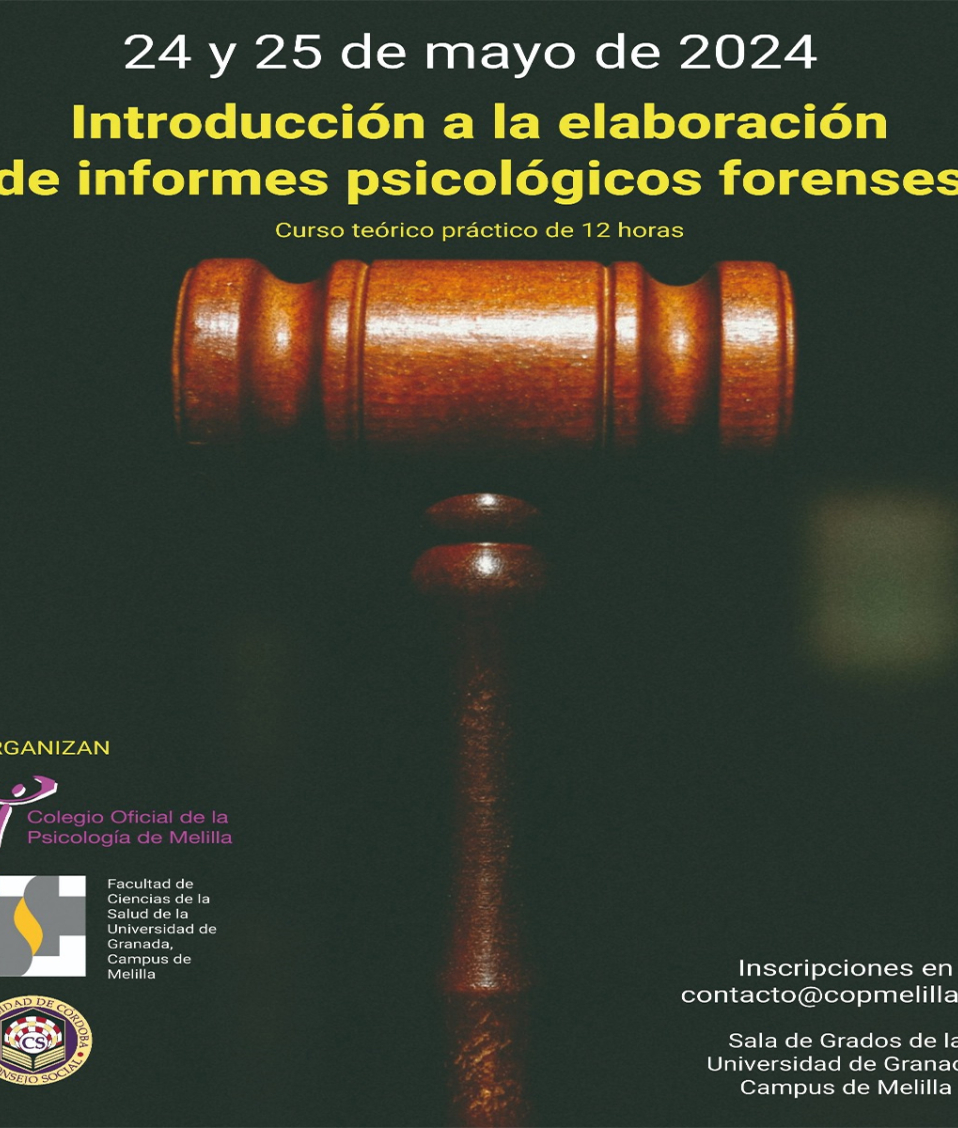 Curso: Introduccion a la elaboración de Informes Psicólogicos Forenses ... Curso: Introduccion a la elaboración de Informes Psicólogicos Forenses ...